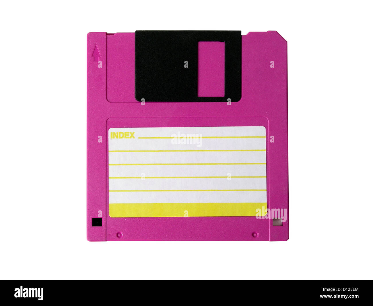 Computer floppy disk isolated on white background Stock Photo - Alamy