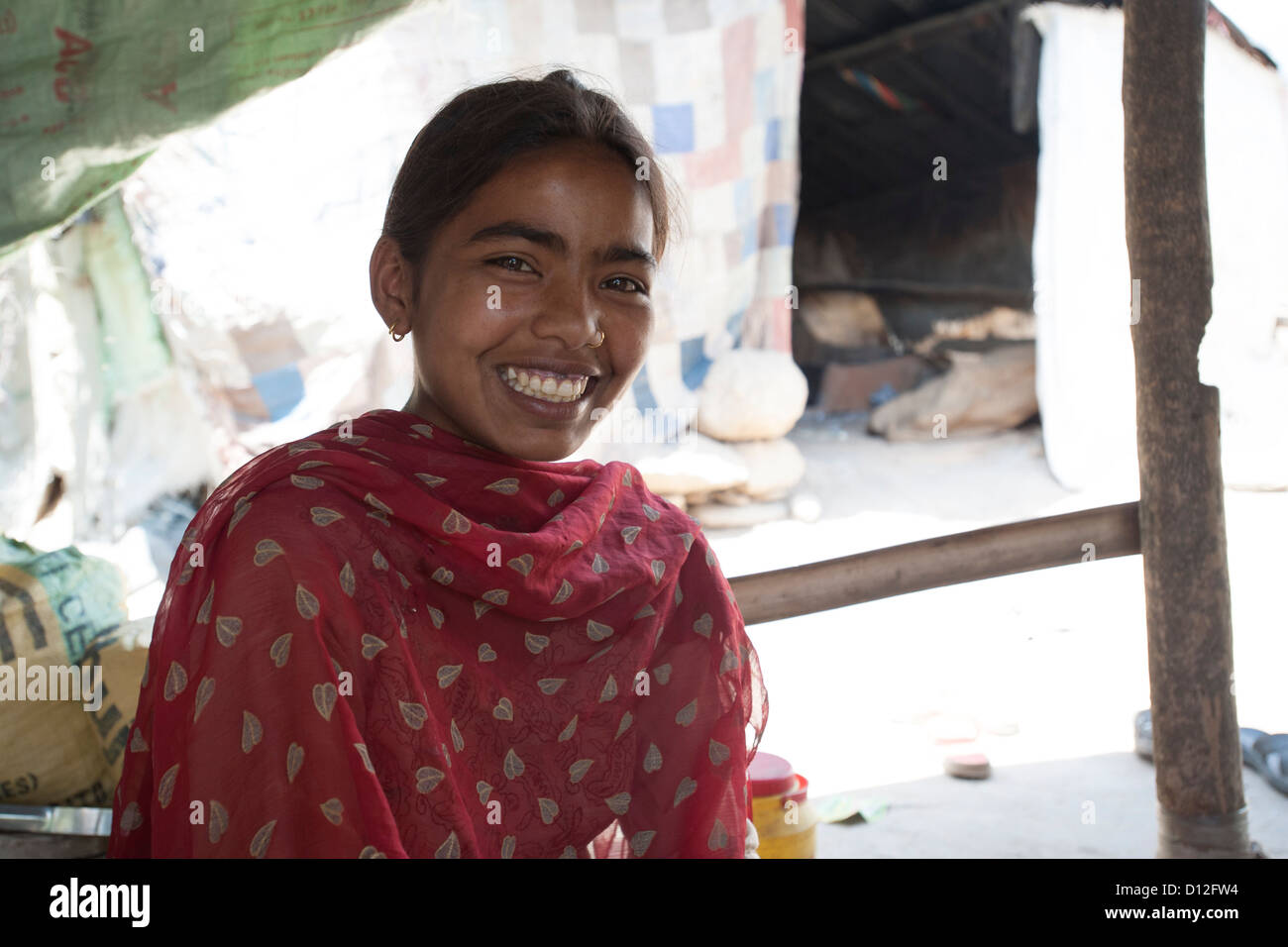 Young Indian woman Stock Photo - Alamy