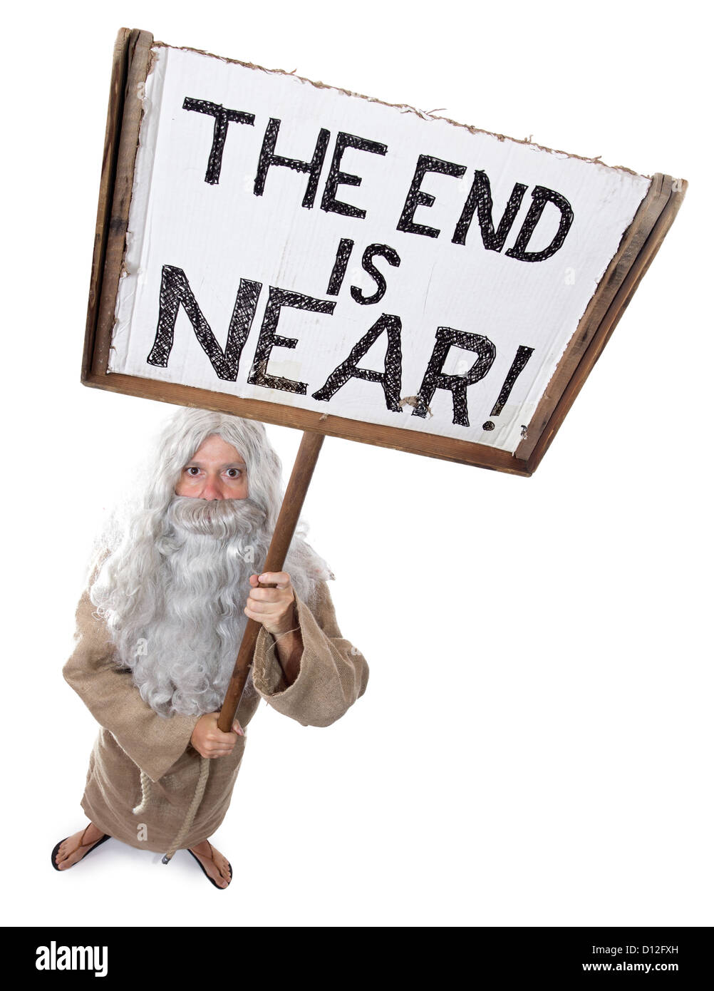 Demonstrator sign Cut Out Stock Images & Pictures - Alamy