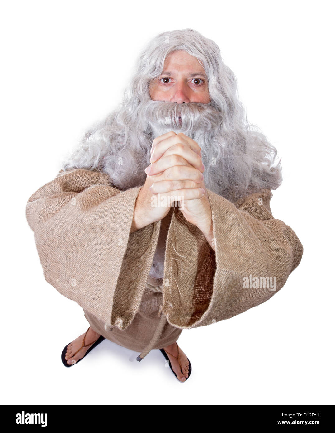 Old man pray Cut Out Stock Images & Pictures - Alamy