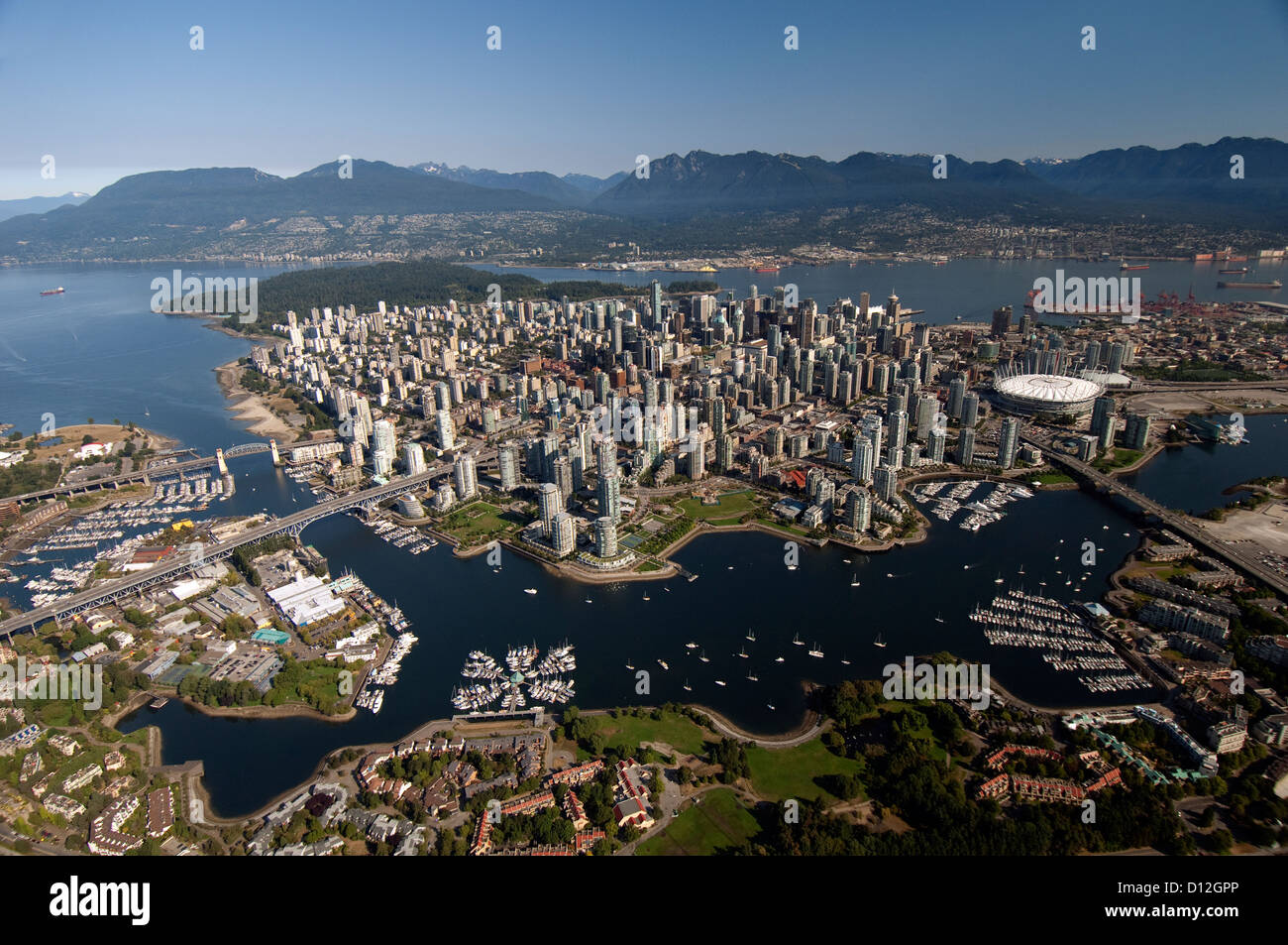 Vancouver aerial hi-res stock photography and images - Alamy