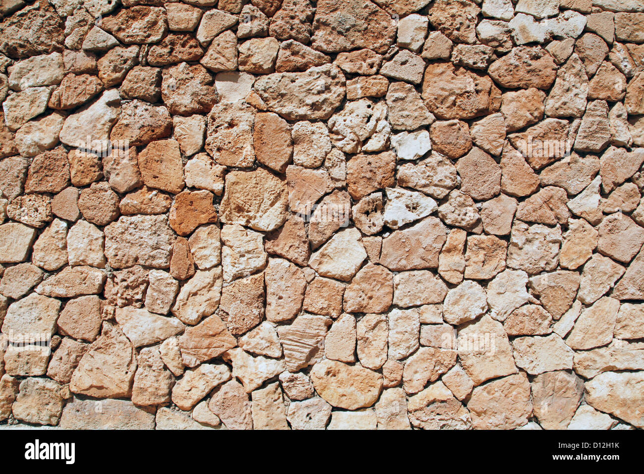 Spain, Background of stone wall Stock Photo - Alamy