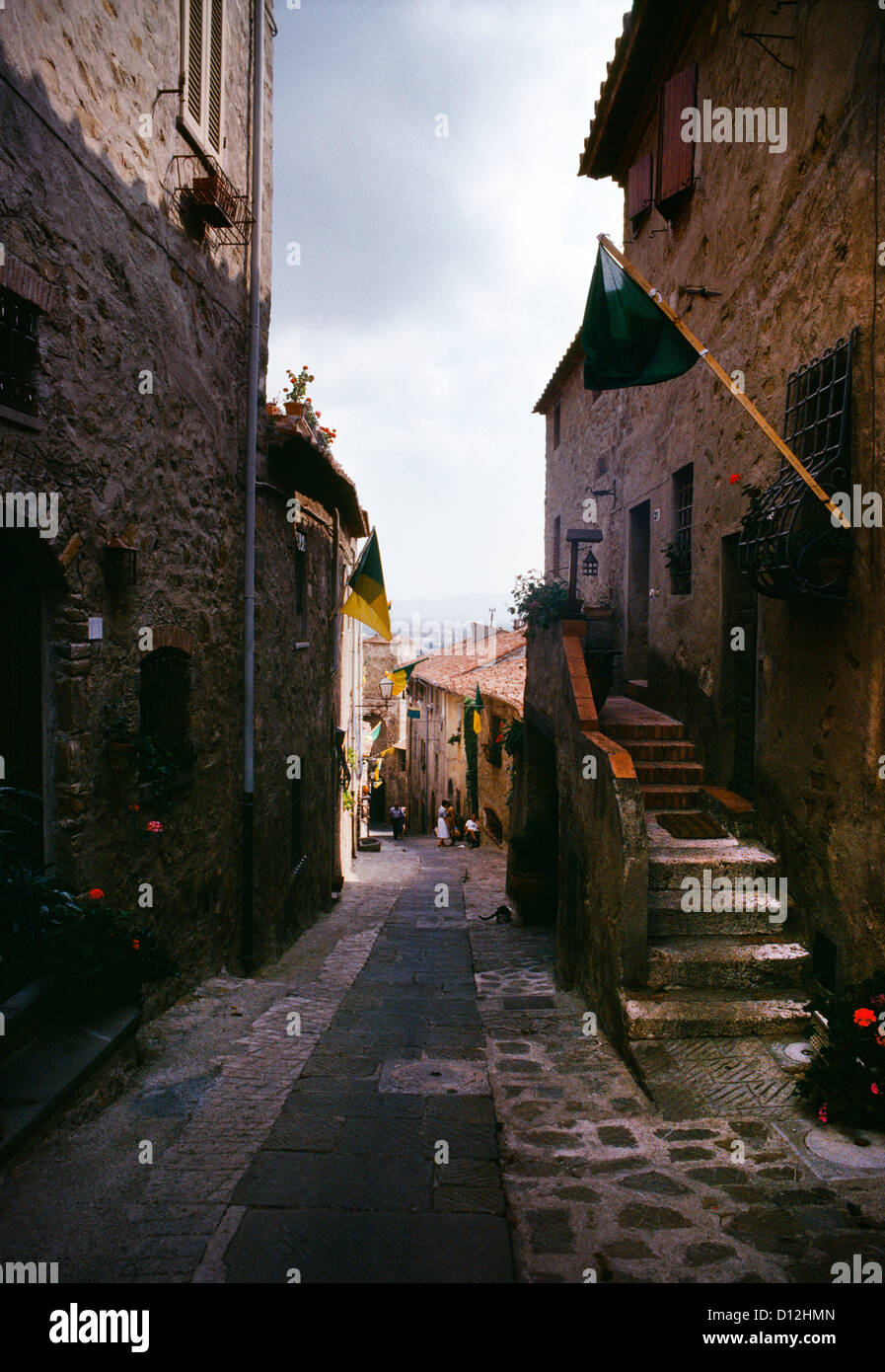 Sienna Italy Back streets Stock Photo - Alamy