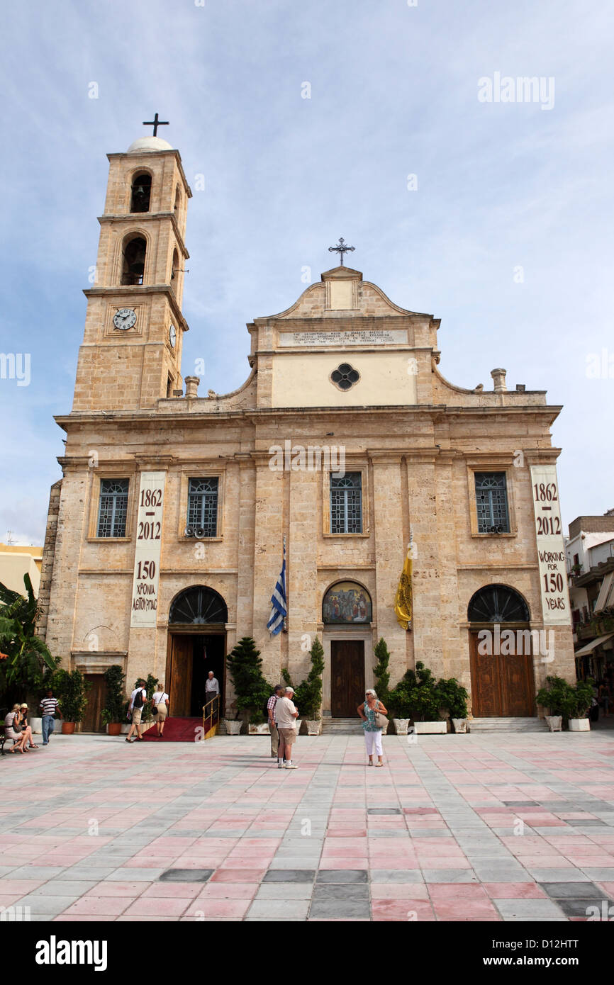 Crete chania greek orthodox cathedral hi-res stock photography and ...