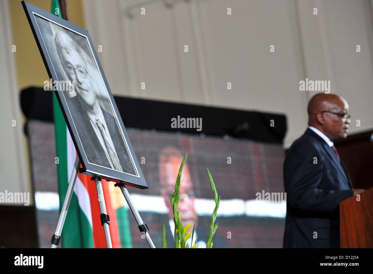 JOHANNESBURG, SOUTH AFRICA: President Jacob Zuma delivers a speech at ...