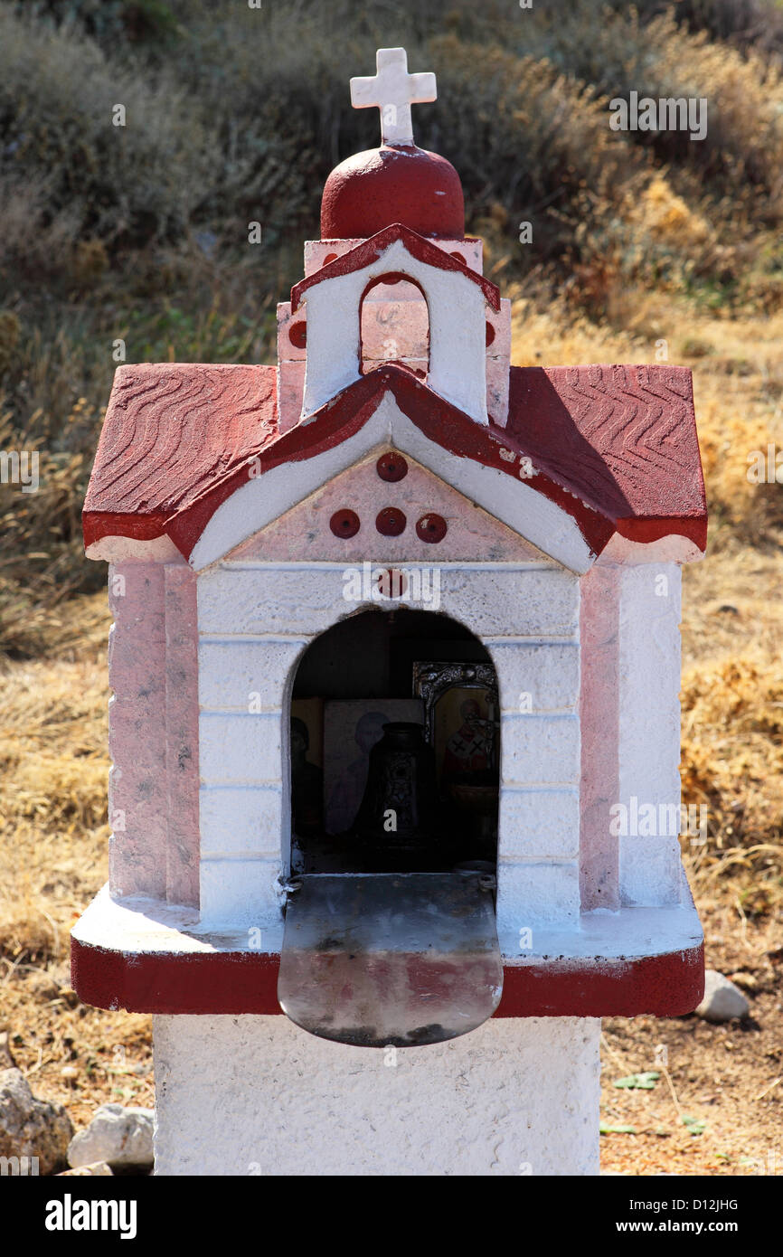 Greek orthodox roadside shrine hi-res stock photography and images - Alamy