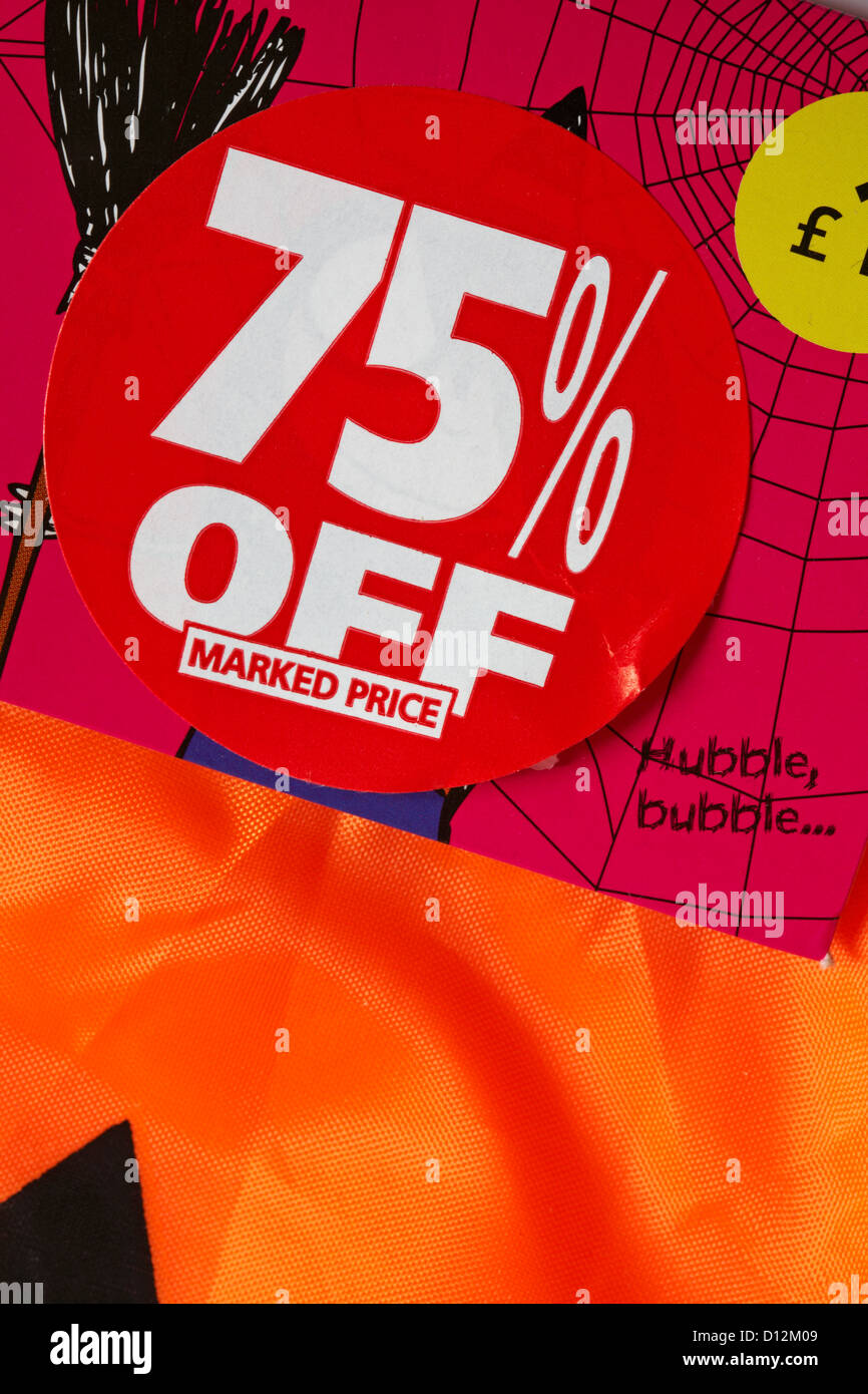 Off marked price label hi-res stock photography and images - Alamy