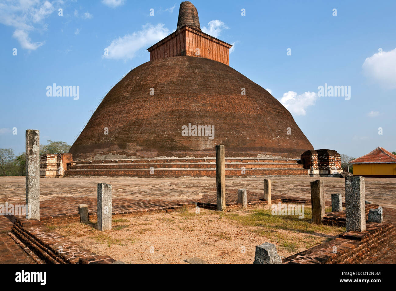 Jetavanaramaya Dagoba. Anuradhapura ancient city. Sri Lanka Stock Photo ...