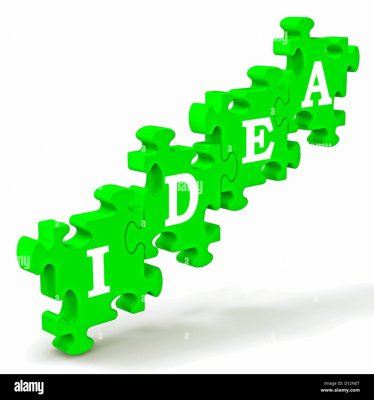 Idea Showing Improvement Concept Thoughts Thinking Or Creativity Stock ...