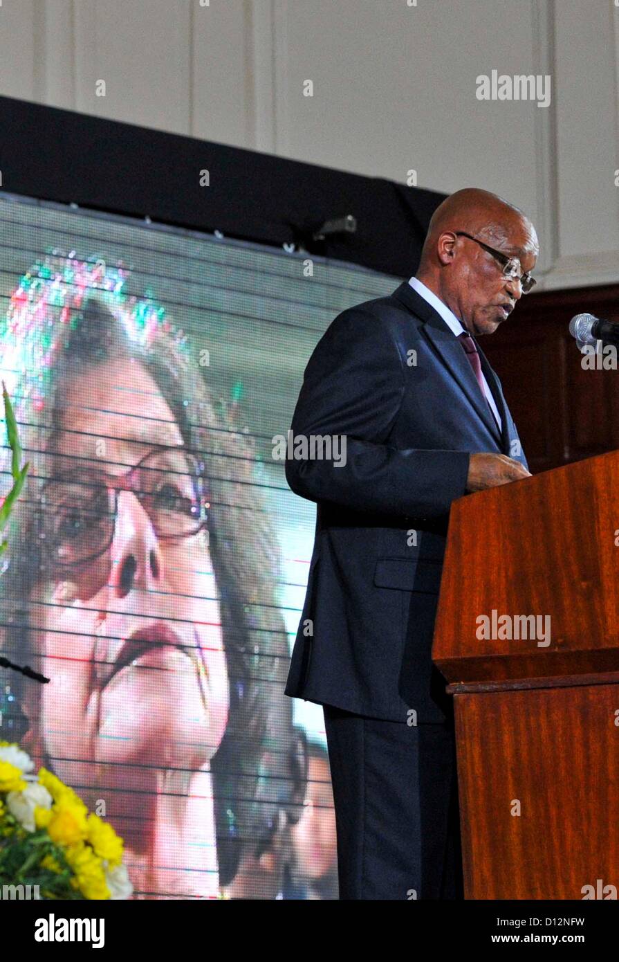 JOHANNESBURG, SOUTH AFRICA: President Jacob Zuma delivers a speech at ...