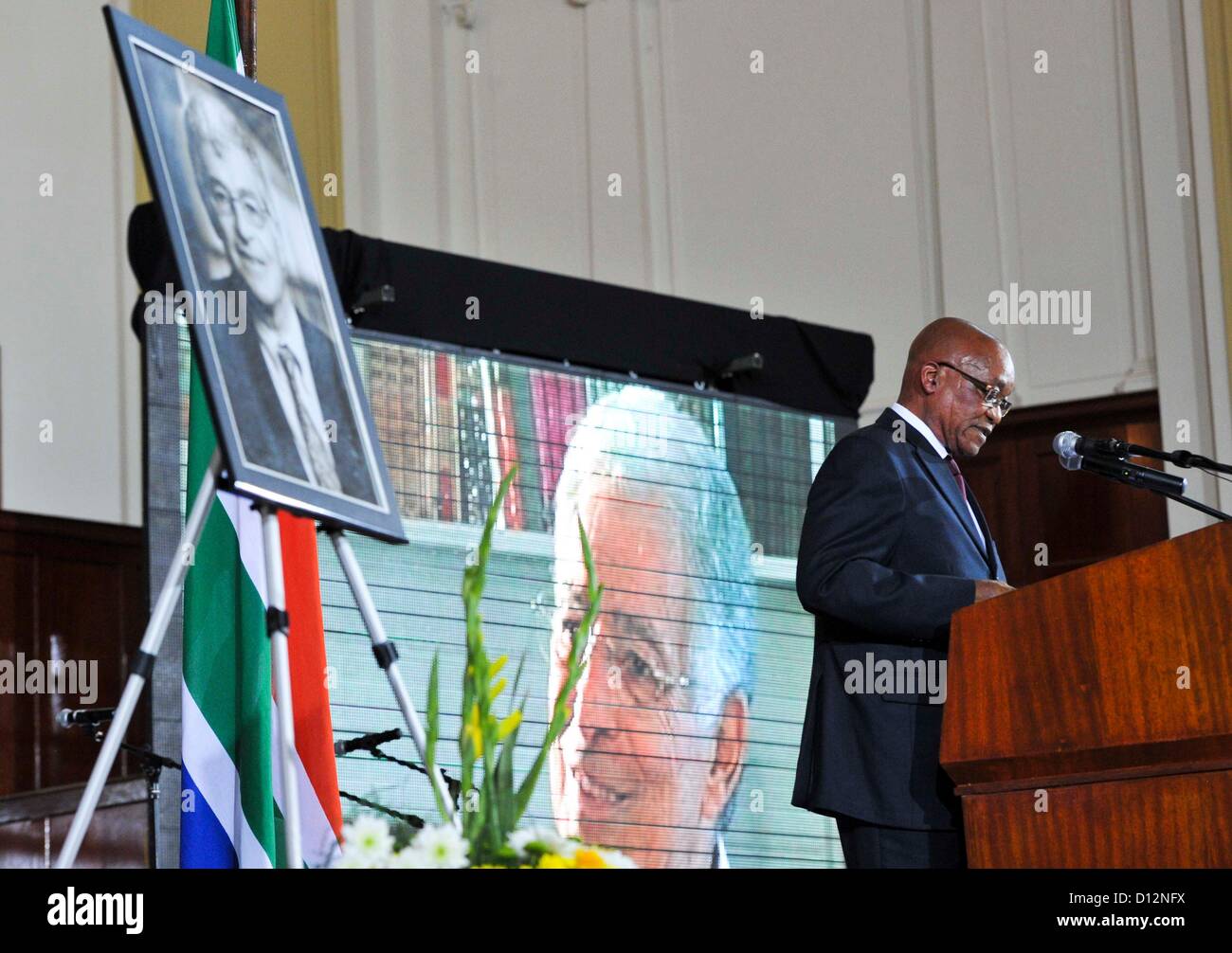 JOHANNESBURG, SOUTH AFRICA: President Jacob Zuma delivers a speech at ...
