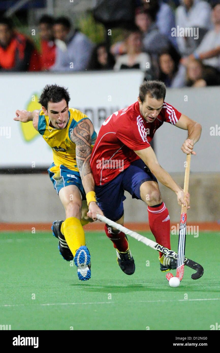 06.12.2012 Melbourne, Australia. Nick Catlin of England attempts to ...