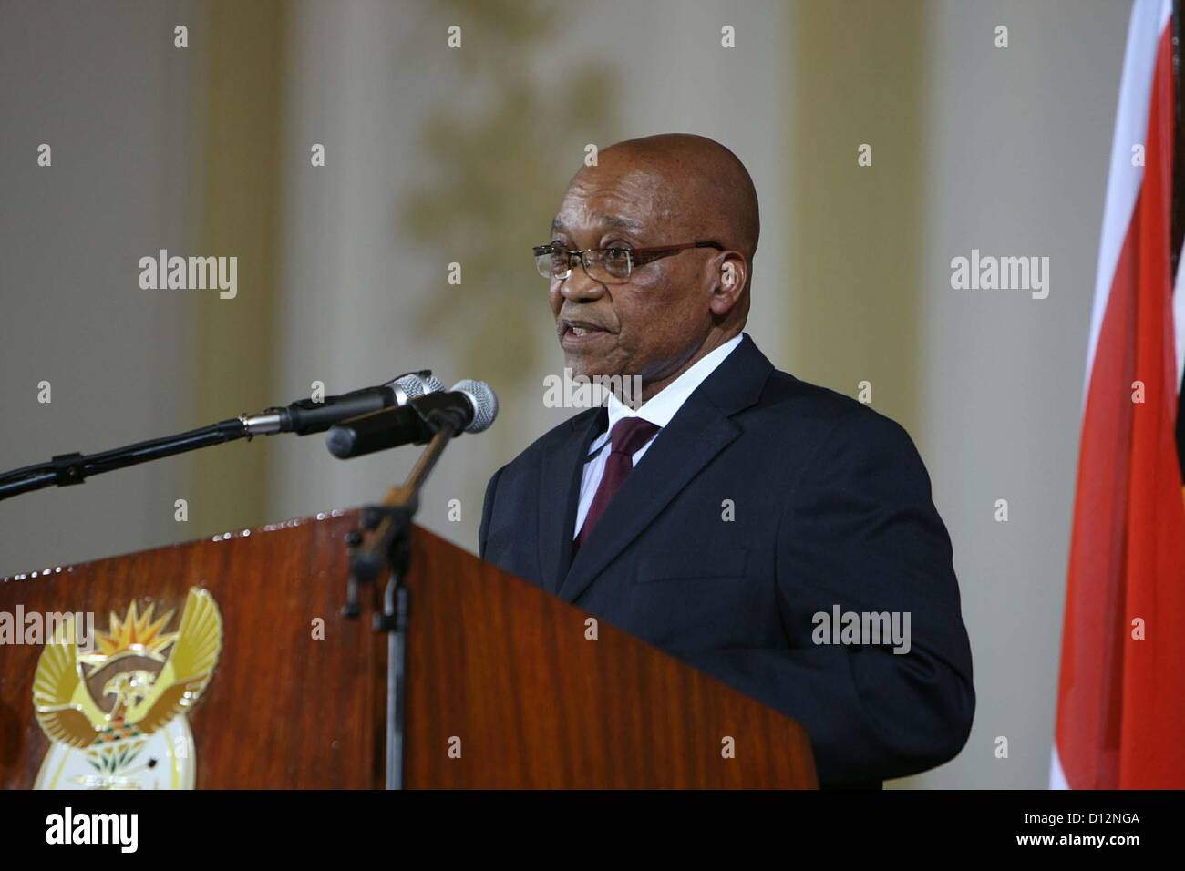JOHANNESBURG, SOUTH AFRICA: President Jacob Zuma delivers a speech at ...