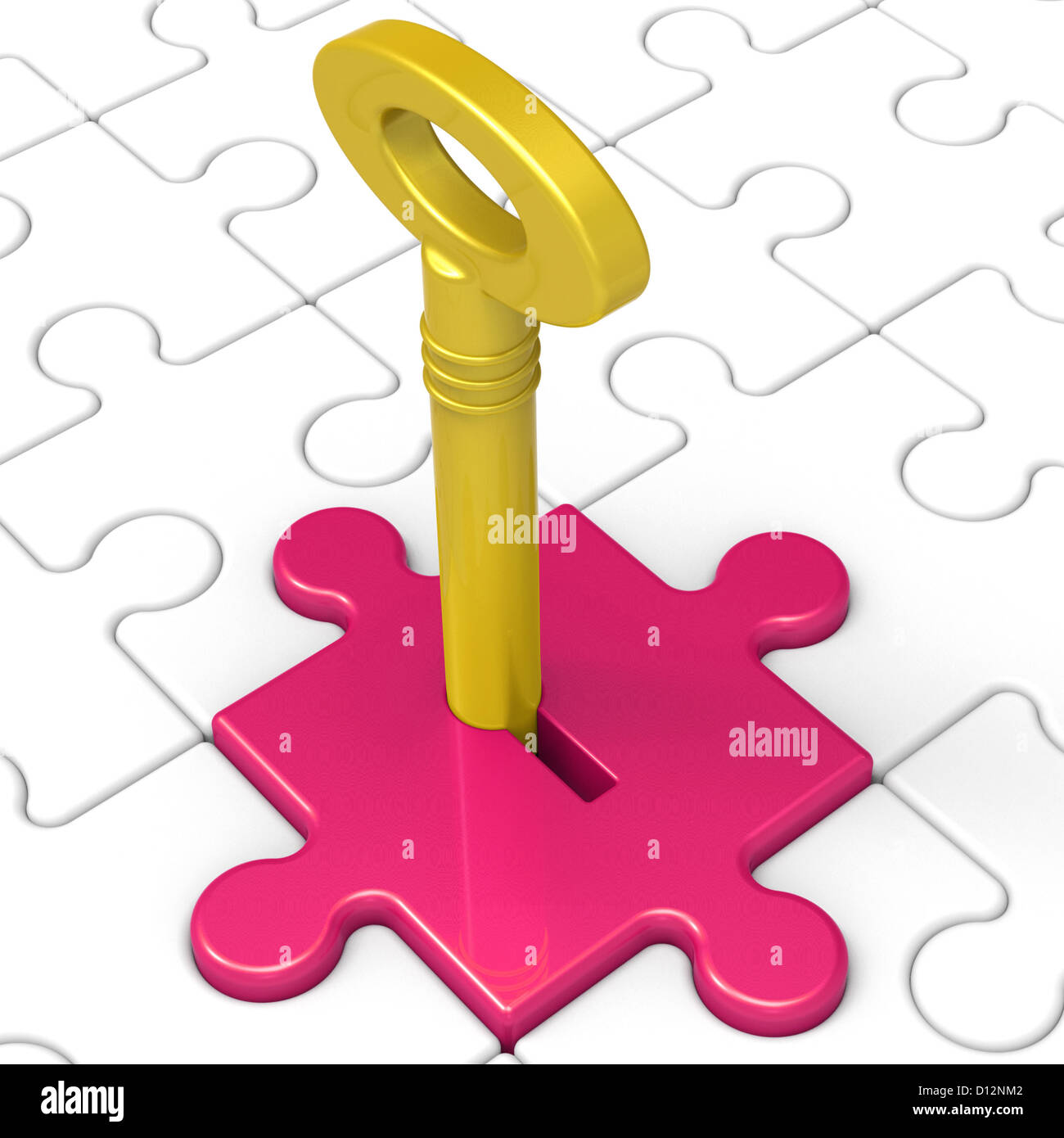 Key In Lock Shows Couple's Intimacy And Secrets Stock Photo - Alamy