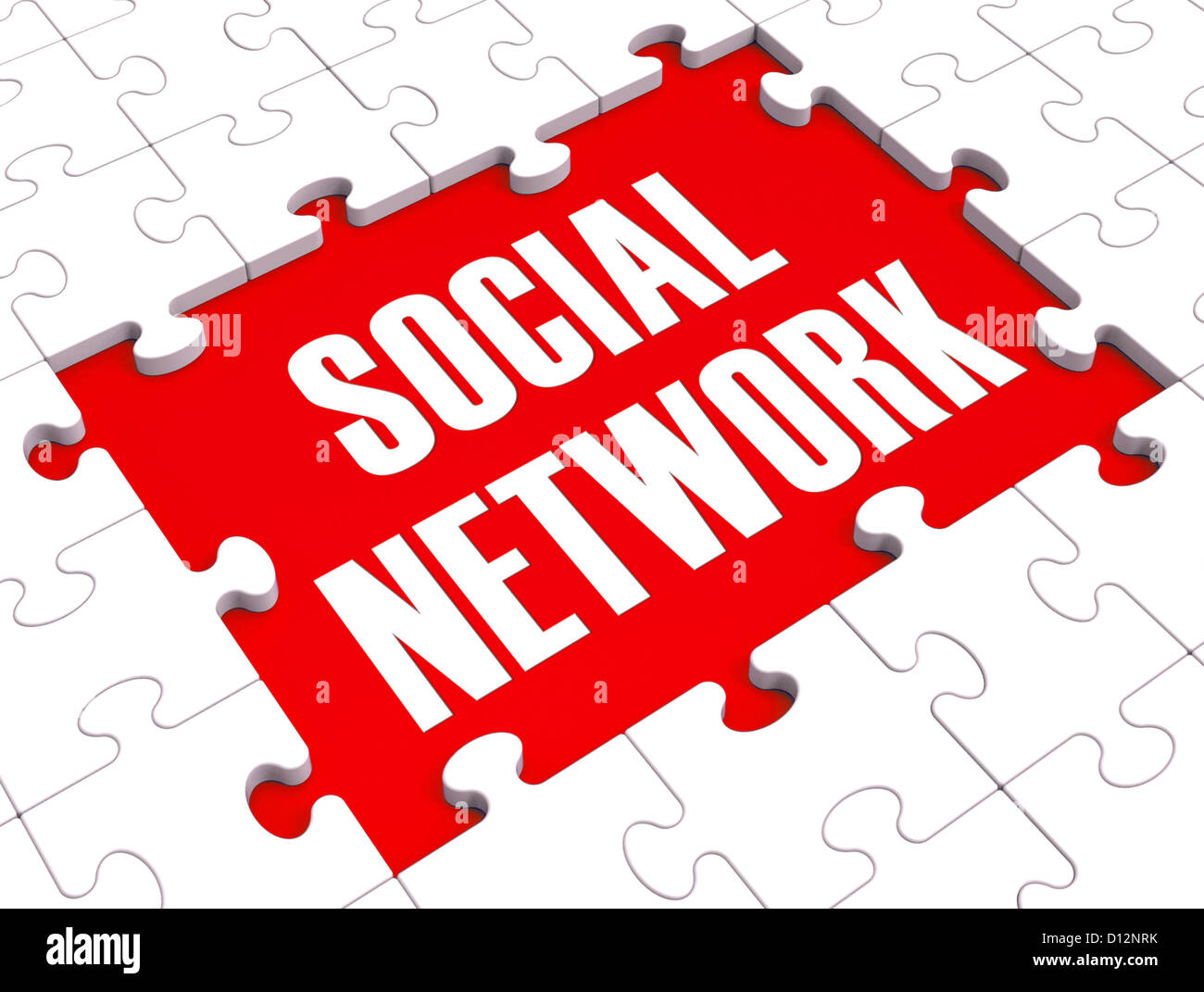 Social Network Puzzle Shows Virtual Interactions And Online Communities ...