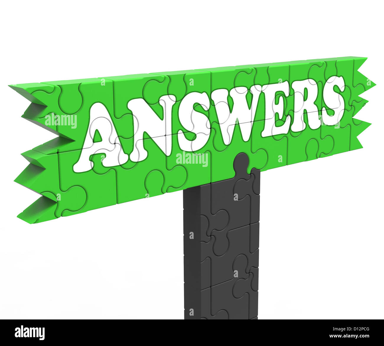 Answer Showing Information Knowledge Solving Problem Question Stock ...