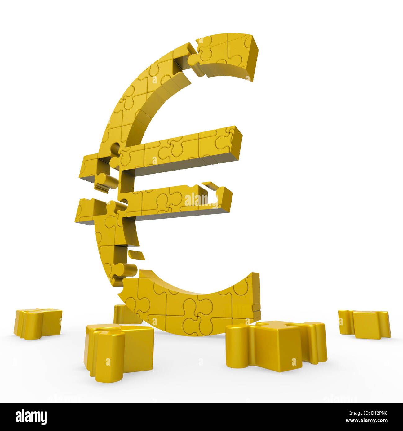 Euro Sign Showing Money Investment In Europe And Wealth Stock Photo - Alamy