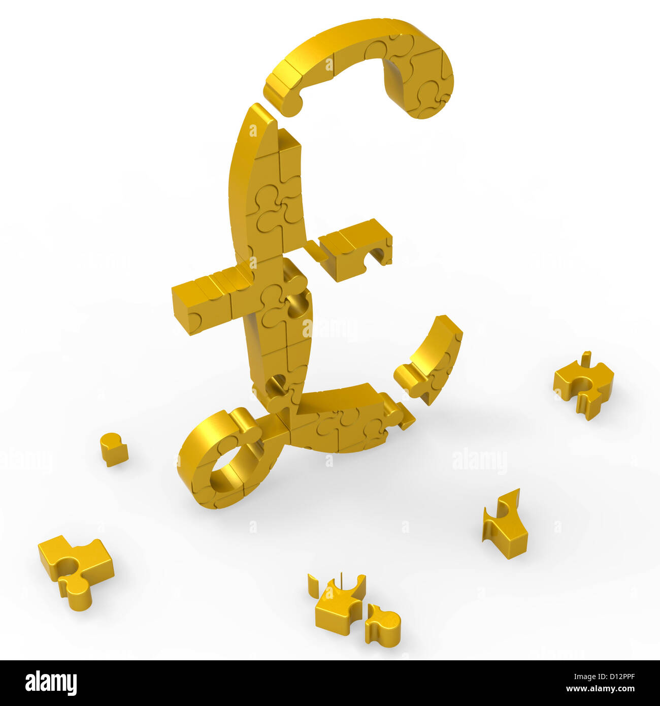 Pound Symbol Showing Wealth Financial Currency And Banking Stock Photo ...
