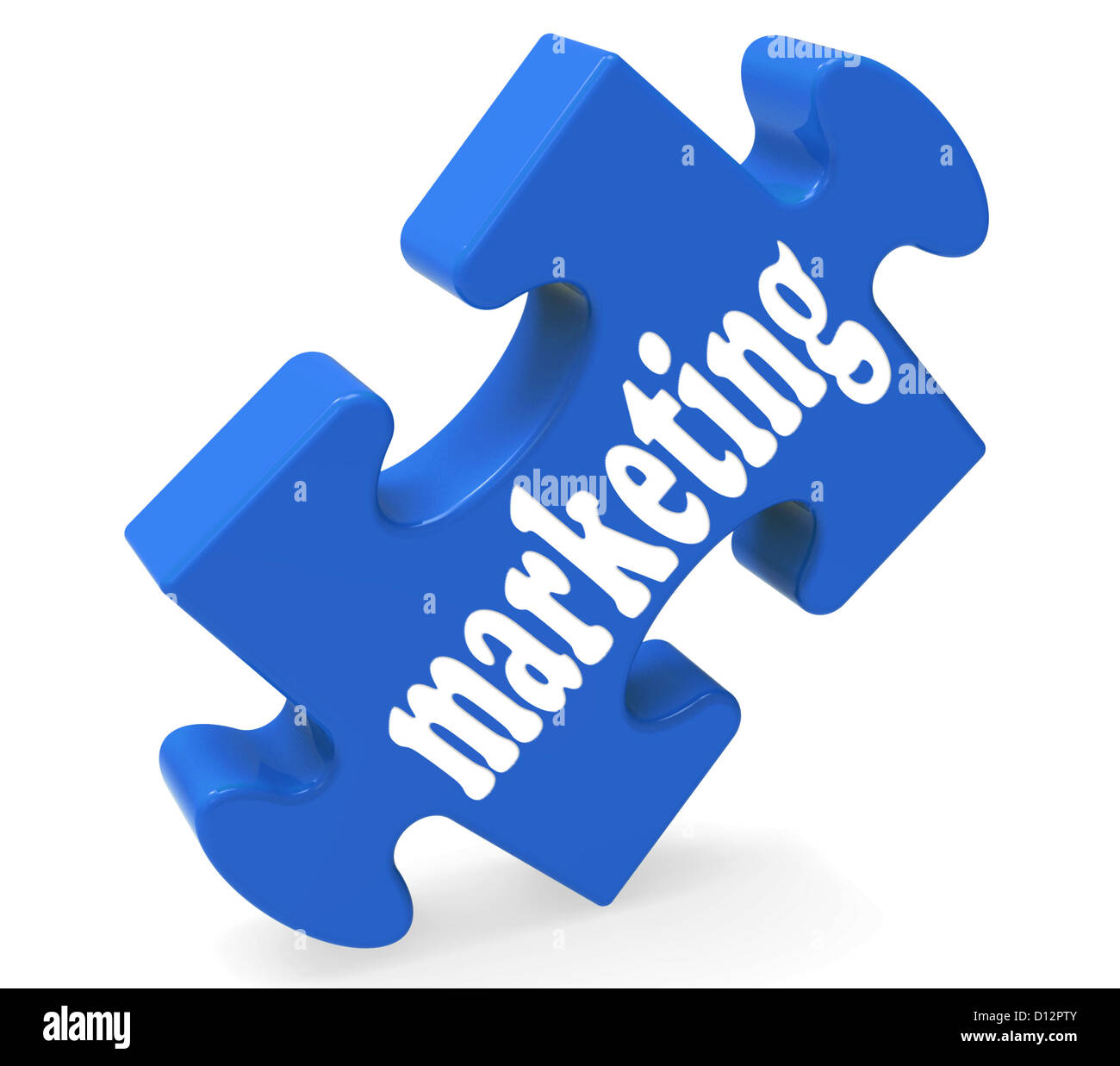Marketing Piece Meaning Advertising, Strategy, Sales And Plan Stock ...