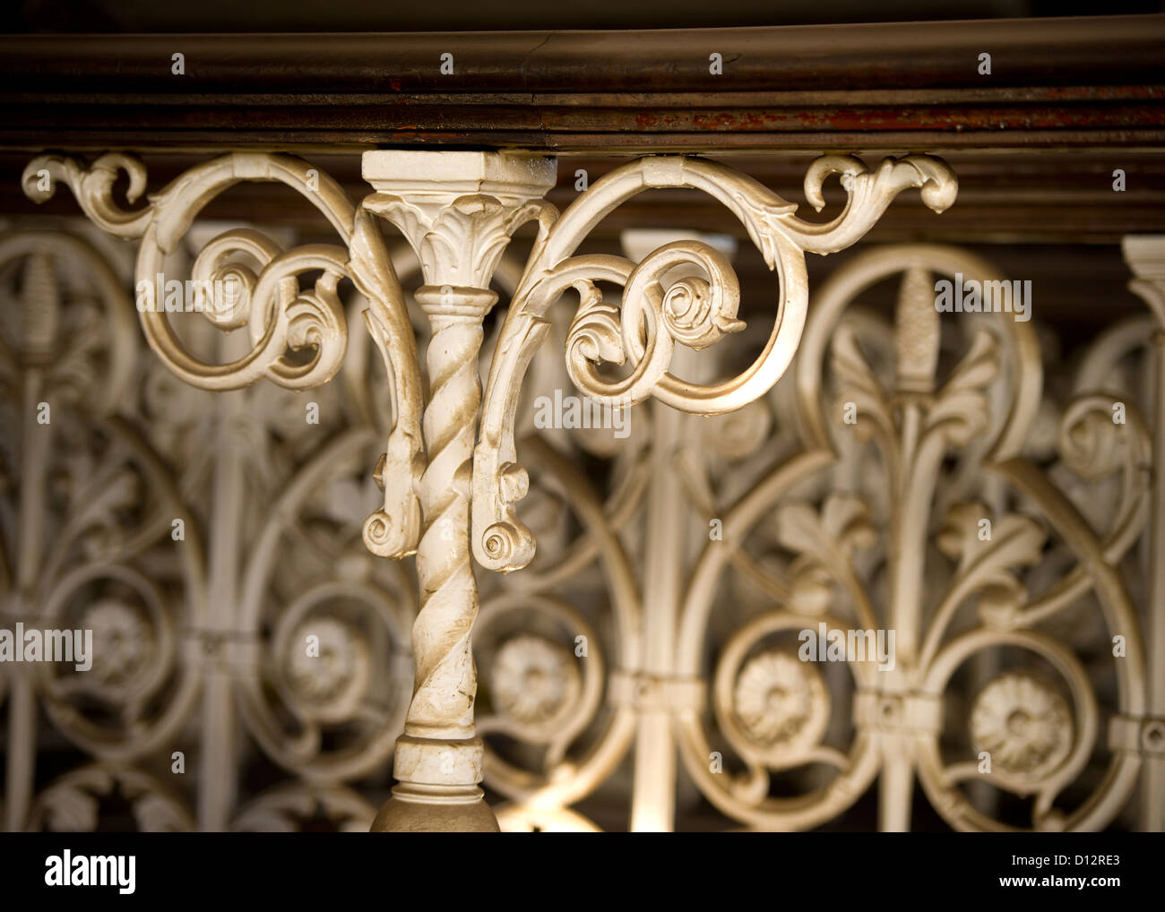 The ornate ironwork of the Abbey Mills Victorian sewage pumping station ...