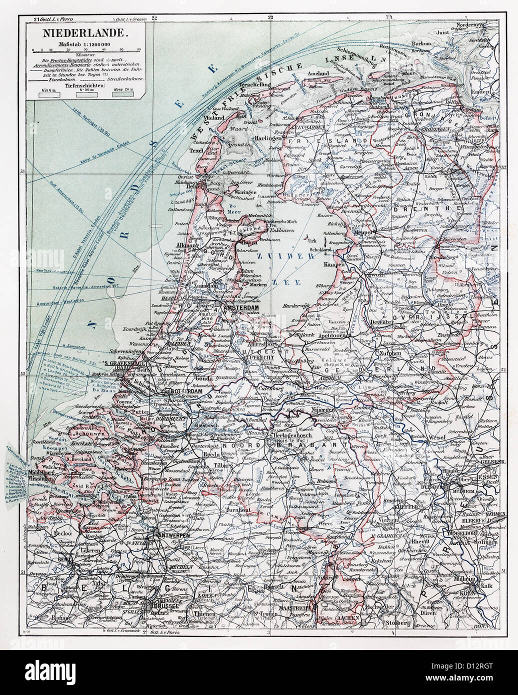 Map Of Holland High Resolution Stock Photography and Images - Alamy