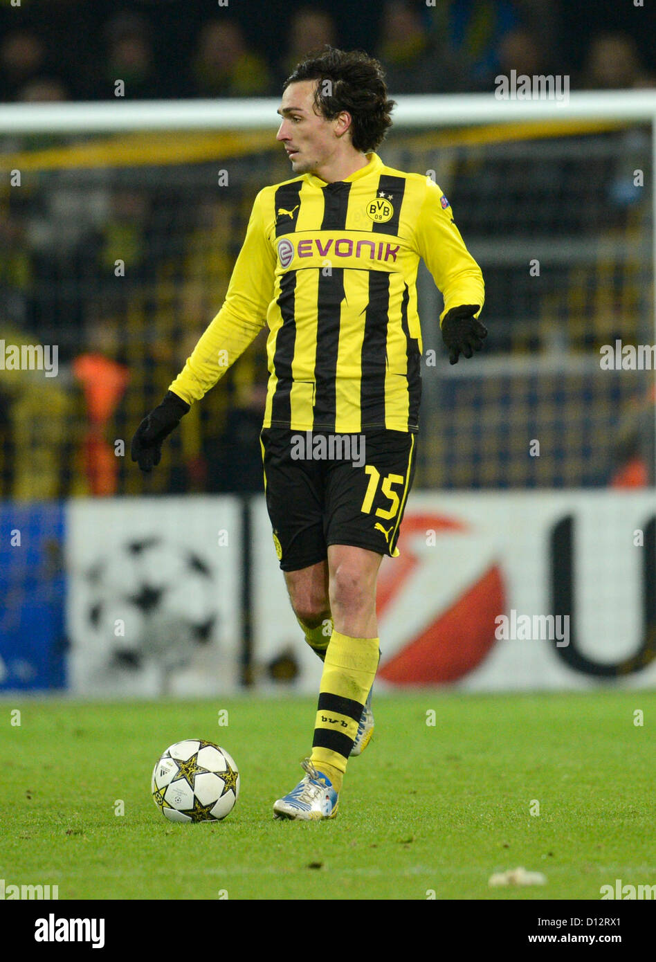Dortmund's Mats Hummels during the UEFA Champions League group D soccer ...