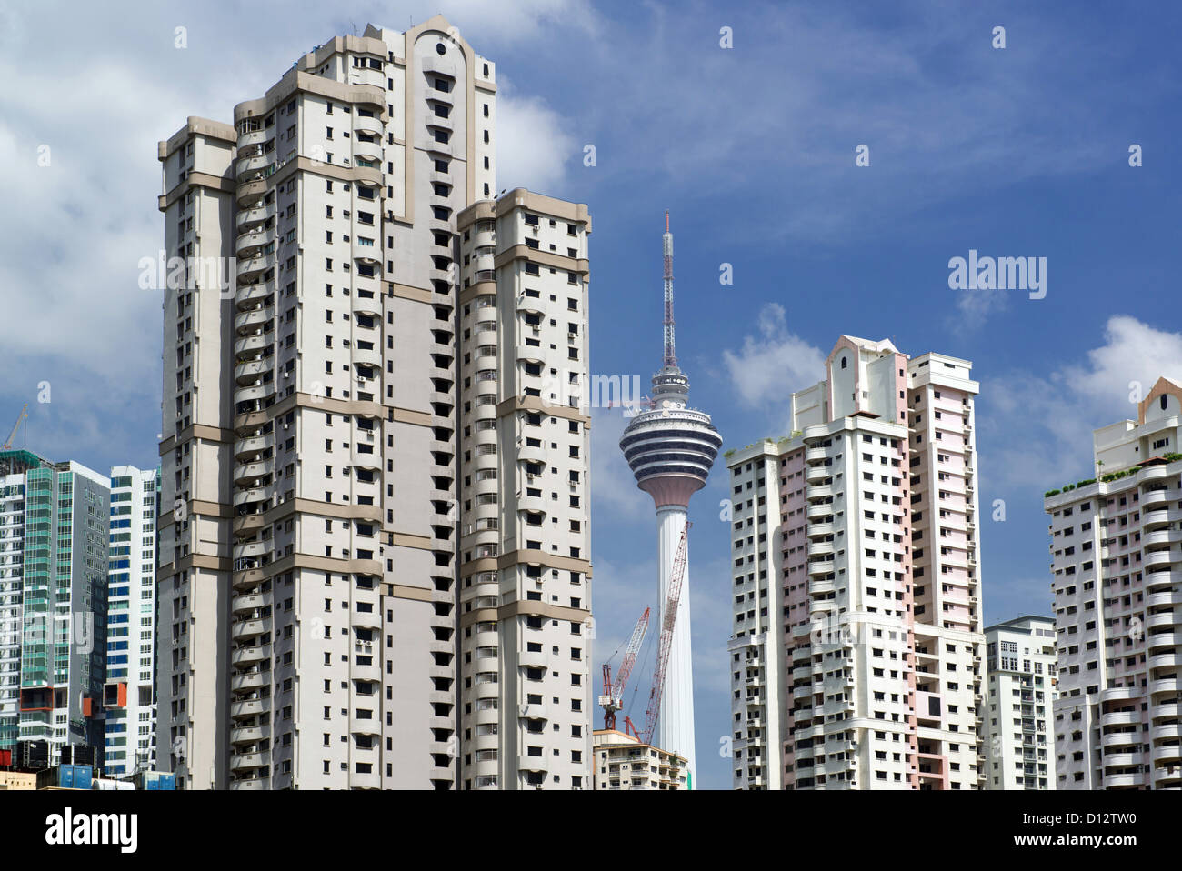 The Menara Kuala-Lumpur-Tower (M) is pictured in Kuala Lumpur, Malaysia ...