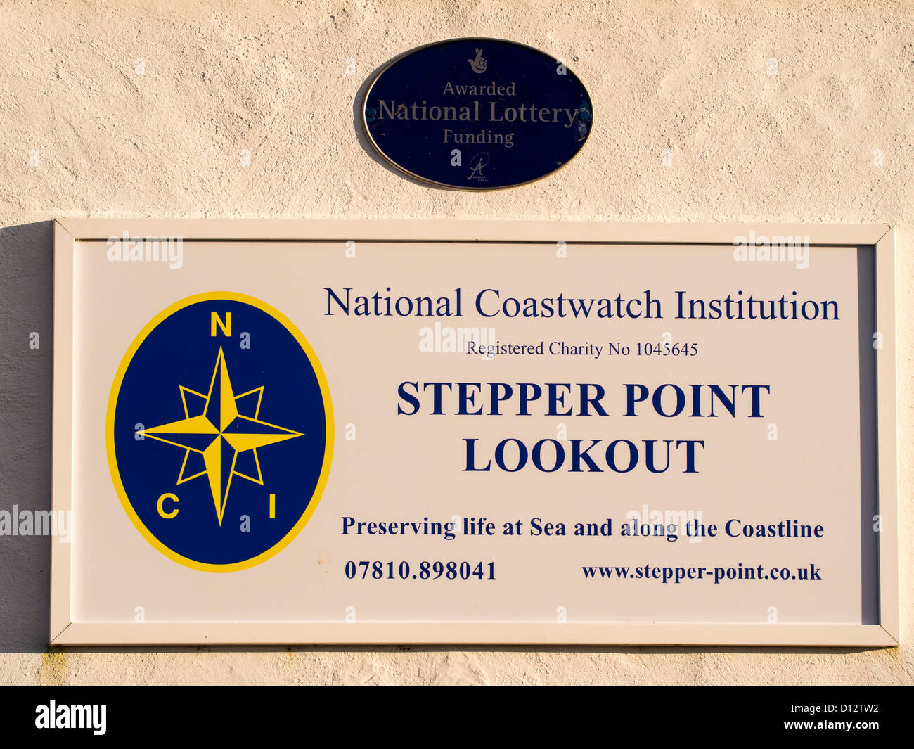 Stepper Point coastwatch lookout station near Padstow, Cornwall Stock ...