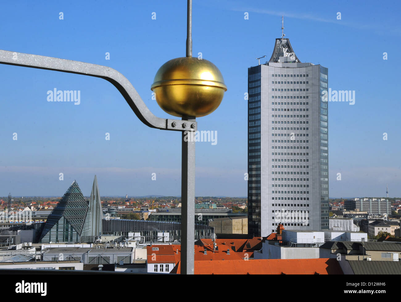The city center is pictured in Leipzig, Germany, 16 October 2012. Photo ...
