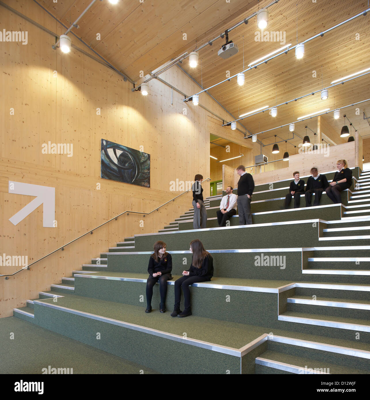 Waingels College, Reading, United Kingdom. Architect: Sheppard Robson ...