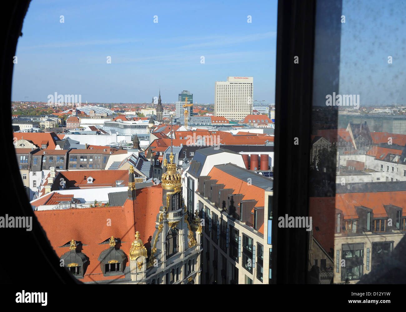 The city center is pictured in Leipzig, Germany, 16 October 2012. Photo ...
