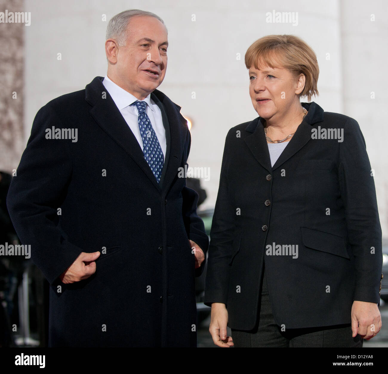 German Chancellor Angela Merkel meets Israeli Prime Minister Benjamin ...