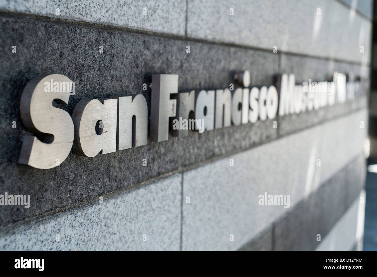 Sign san francisco museum hi-res stock photography and images - Alamy