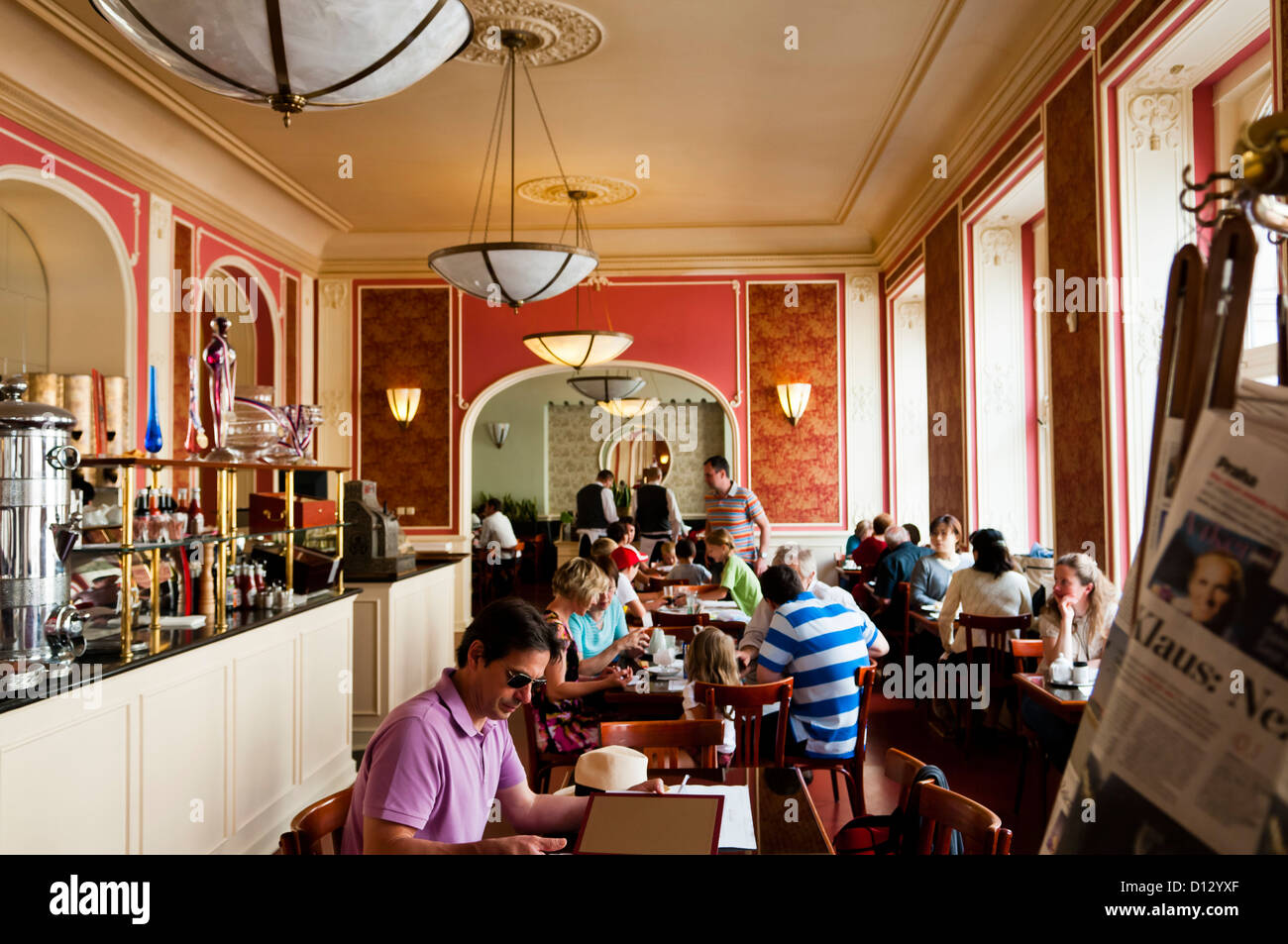 Cafe europa prague hi-res stock photography and images - Alamy
