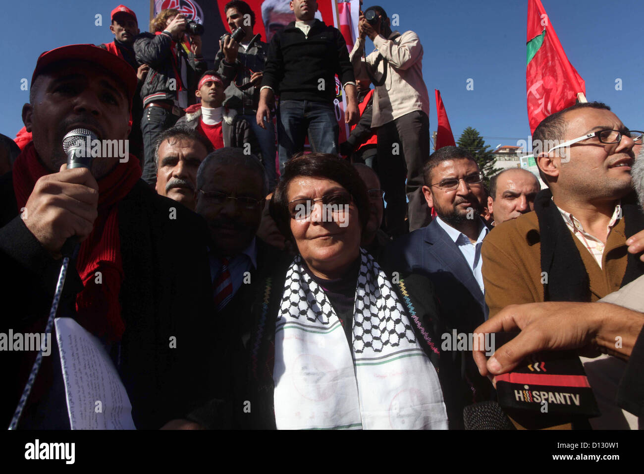 Dec. 6, 2012 - Gaza City, Gaza Strip, Palestinian Territory - Leila ...