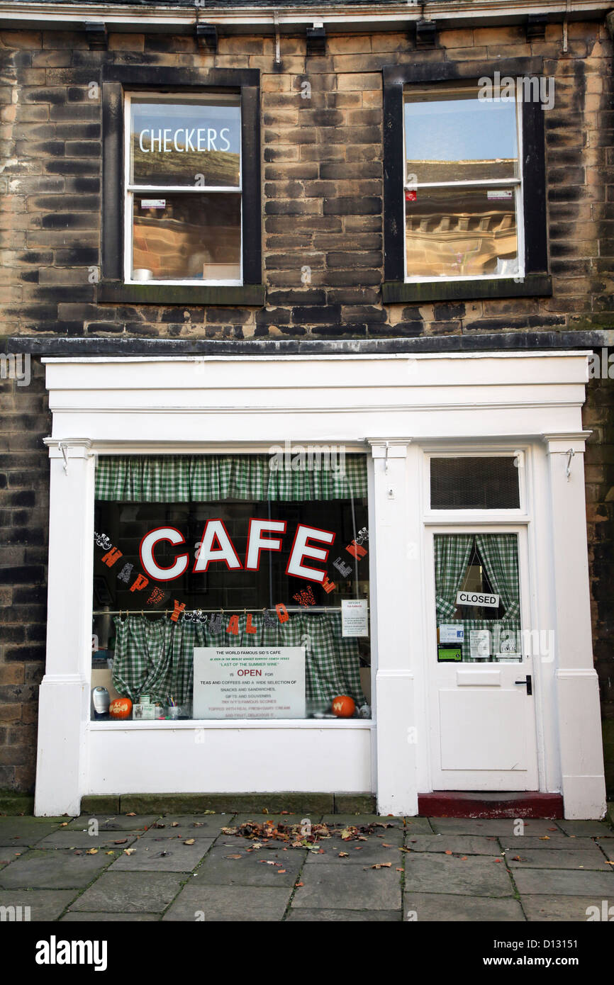 Sid's Cafe as featured in the TV series Last of the Summer Wine ...
