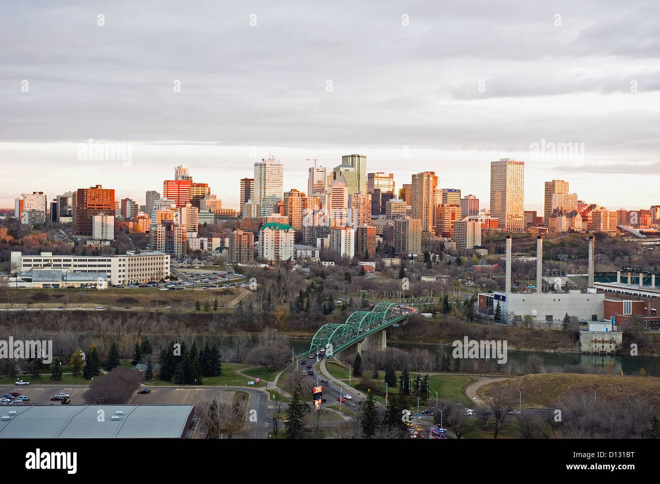 Edmonton river valley trees hi-res stock photography and images - Alamy