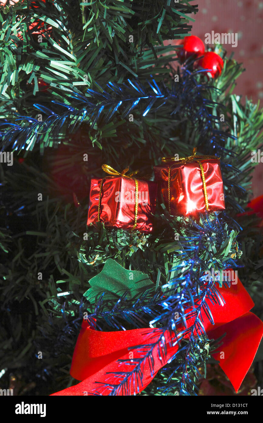 festive still life, Christmas, gifts,Christmas tree Stock Photo - Alamy