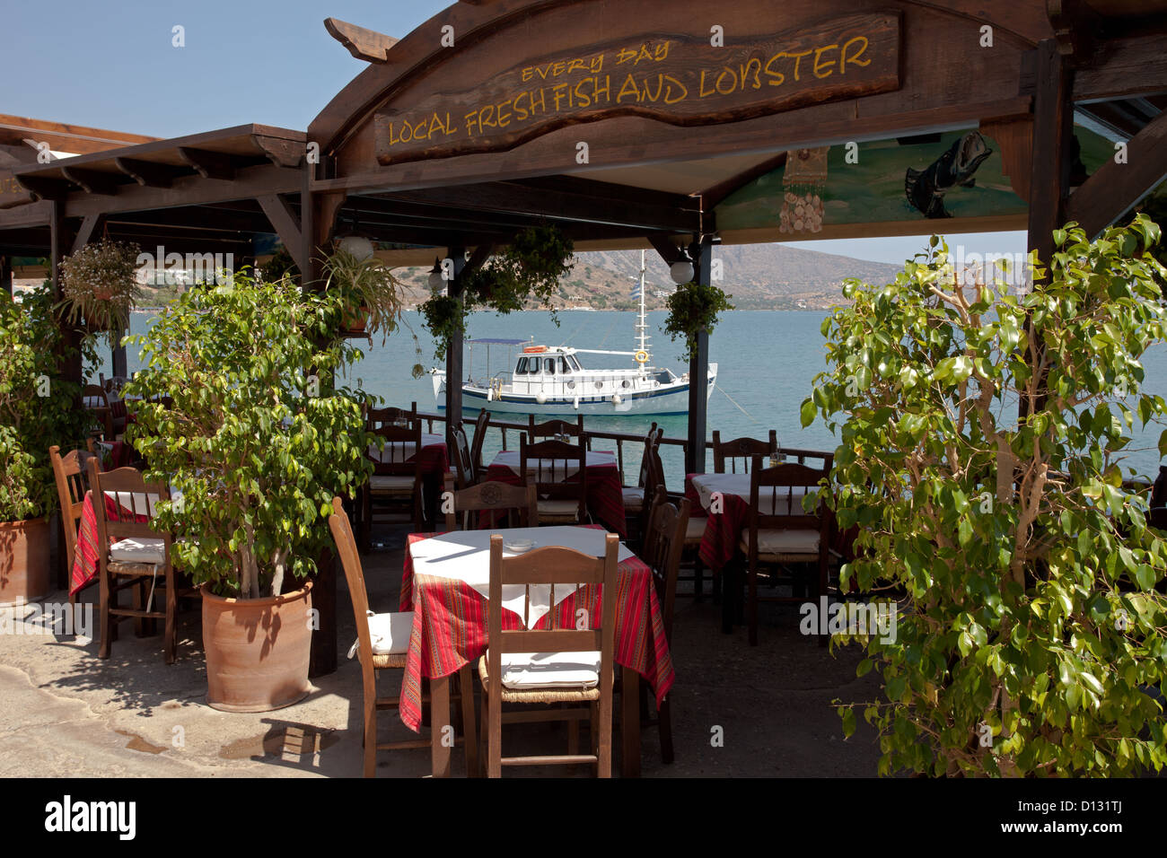 Crete elounda hi-res stock photography and images - Alamy