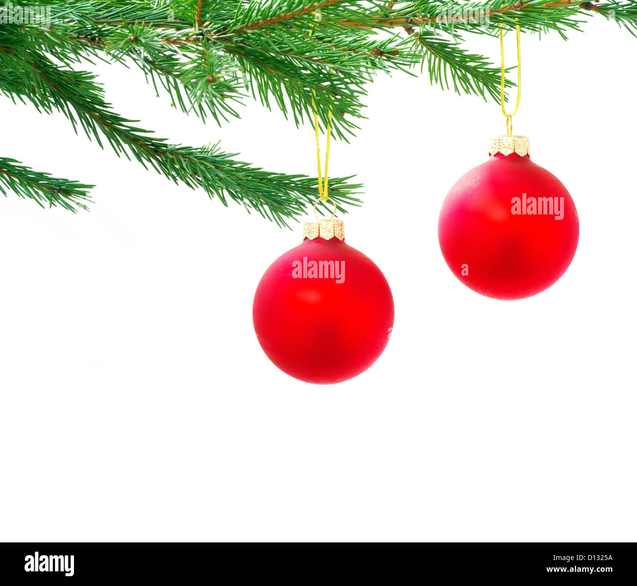 Christmas ball isolated on the white background Stock Photo - Alamy