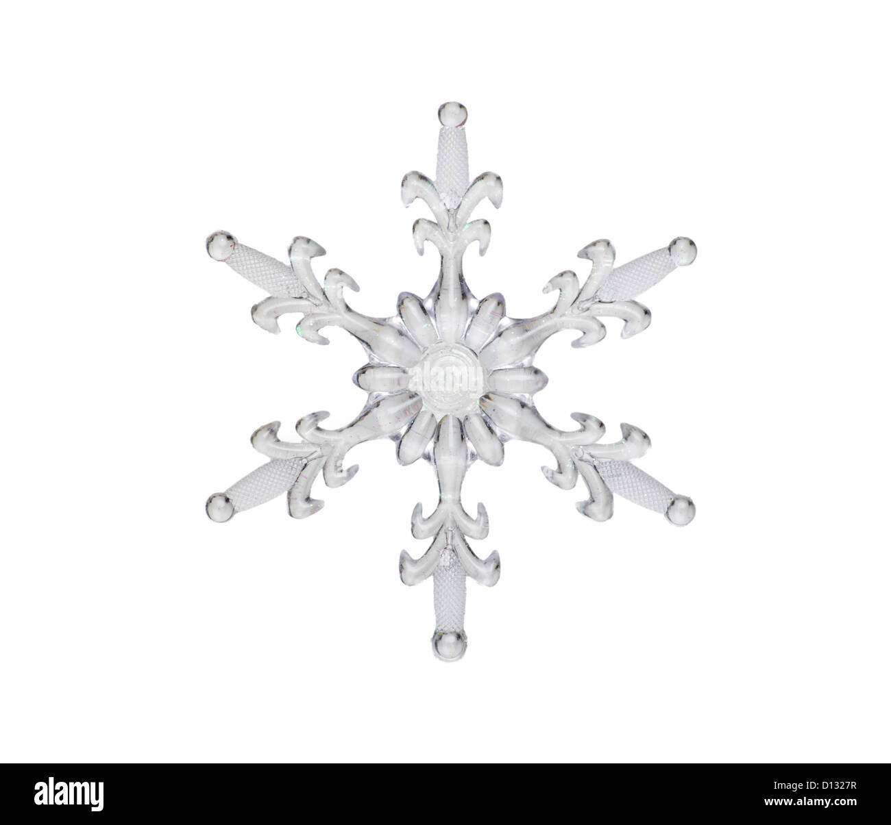 Winter snowflakes on blue Cut Out Stock Images & Pictures - Alamy