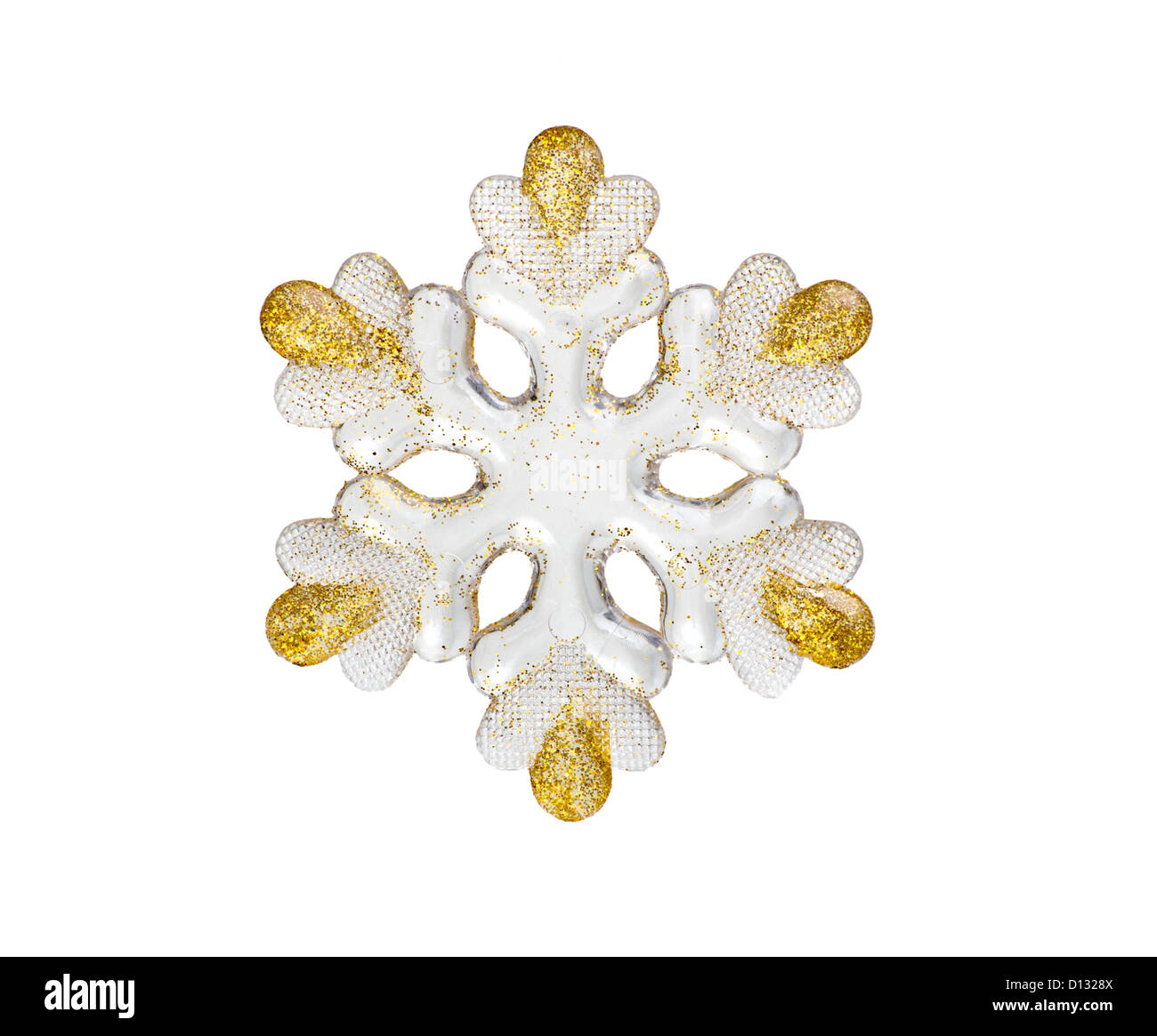 Winter snowflakes on blue Cut Out Stock Images & Pictures - Alamy