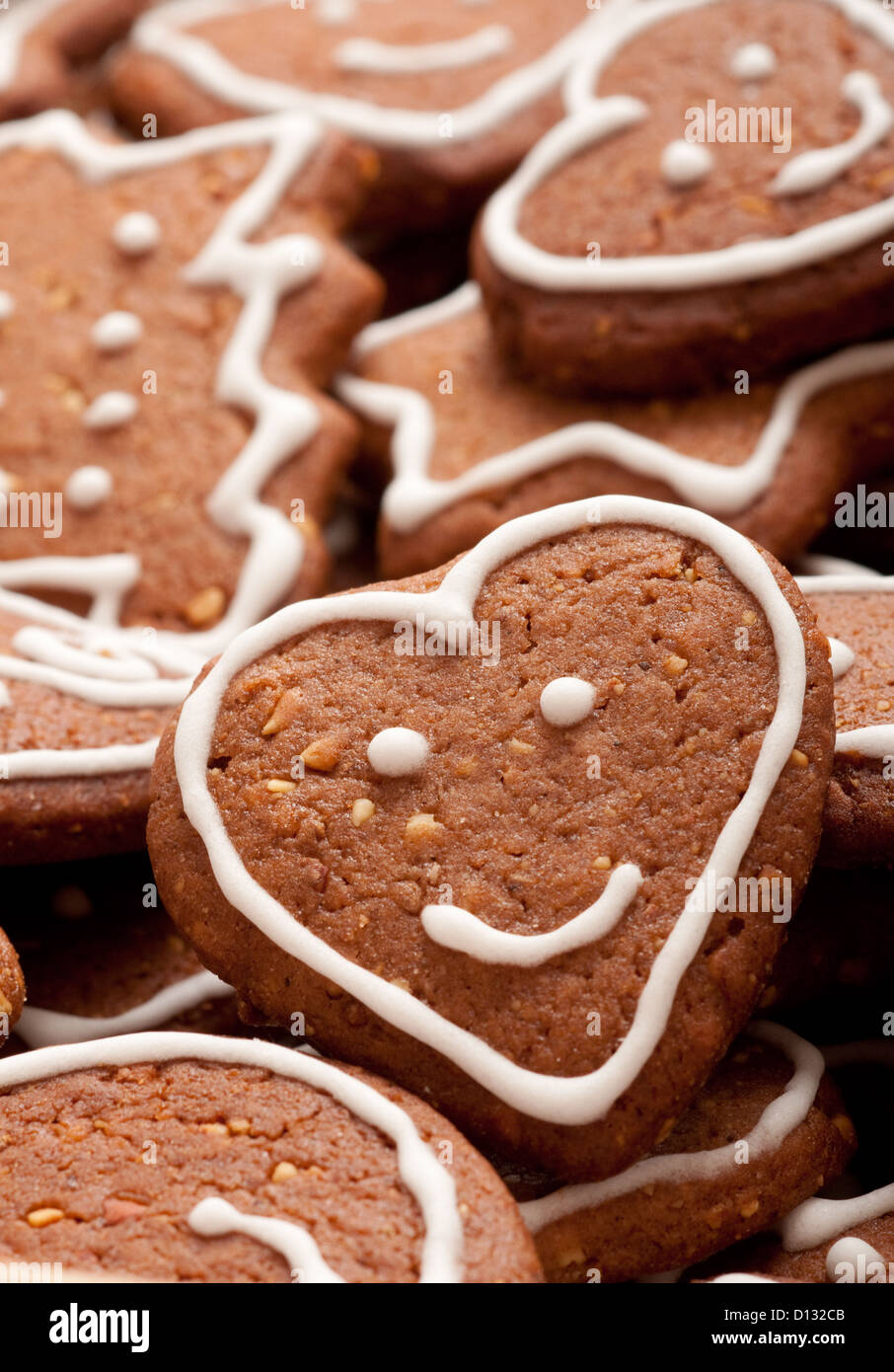 Varoius Homemade Gingerbread Cookies With Different Shapes for ...