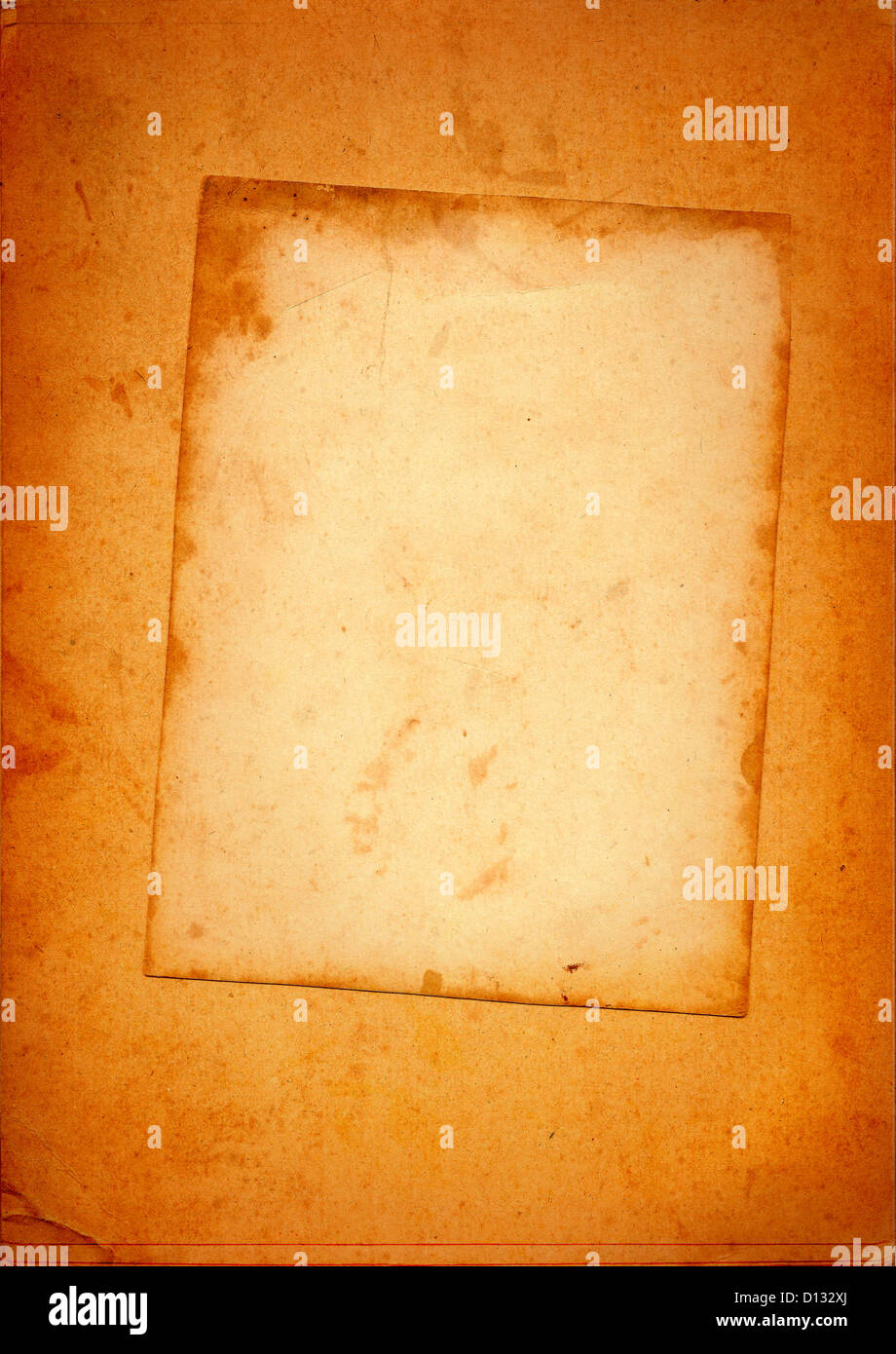 Vintage burnt paper with frame Stock Photo - Alamy
