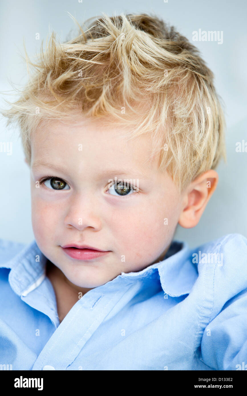 Germany, Portrait of boy Stock Photo - Alamy