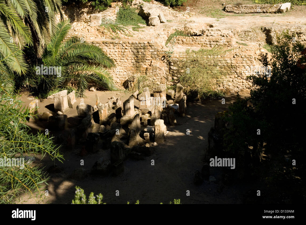 The Sanctuary of Tophet in Carthage, a sacrificial and burial site, in ...
