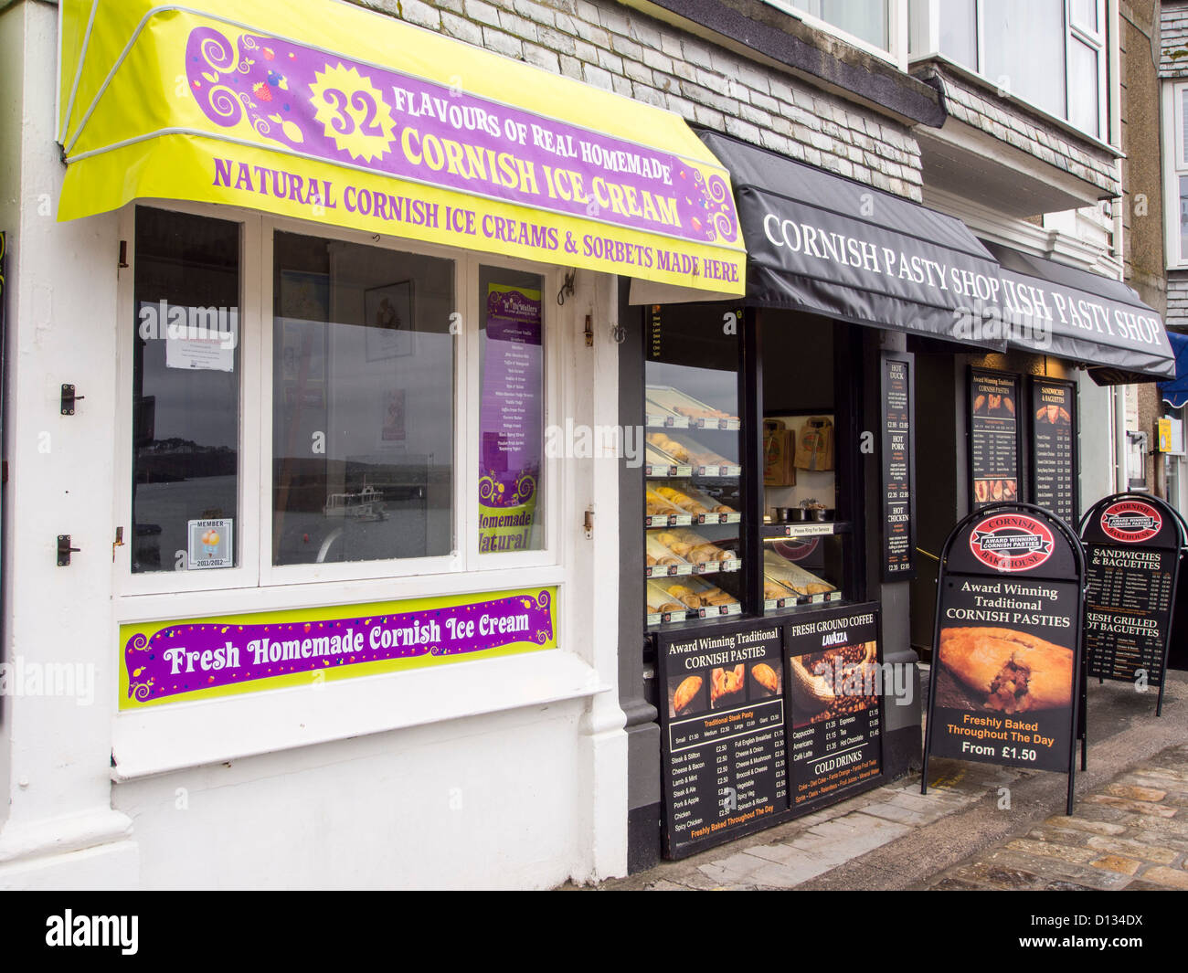 West cornwall pasty shop in hi-res stock photography and images - Alamy