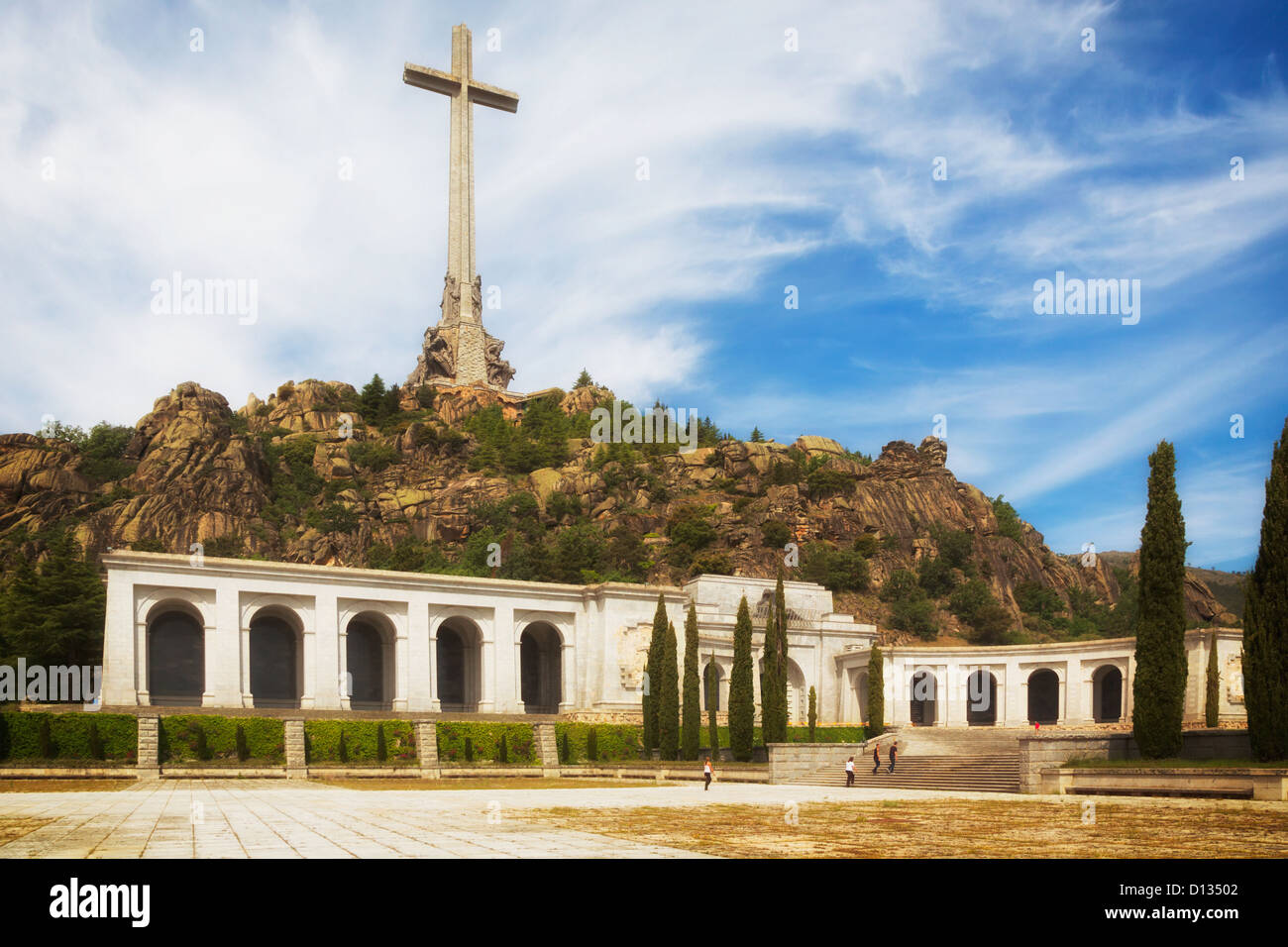 Valley Of The Fallen Monument; Valle De Los Caidos Spain Stock Photo ...