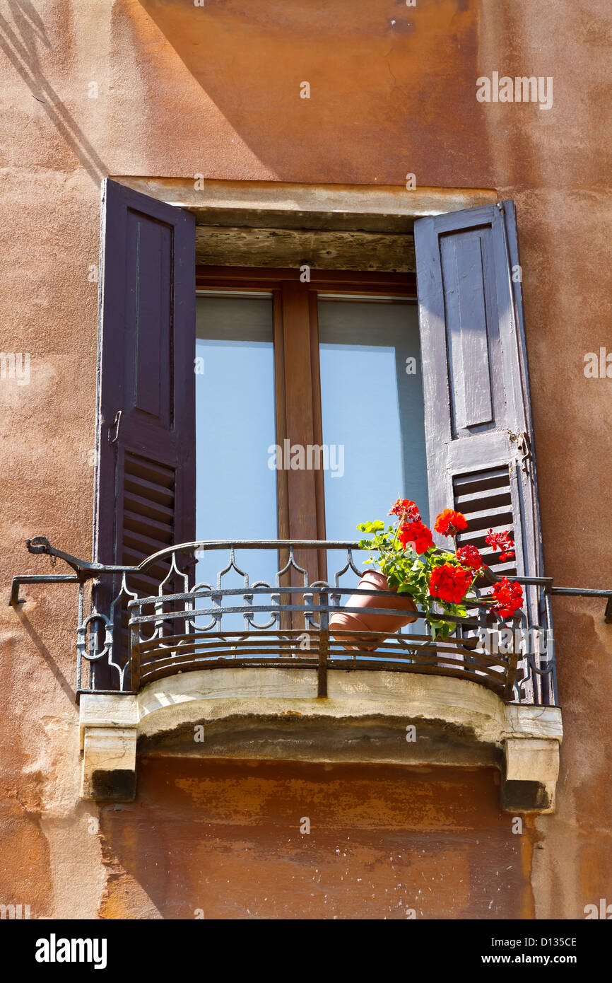 Typical Window in Venice, Italy Stock Photo - Alamy
