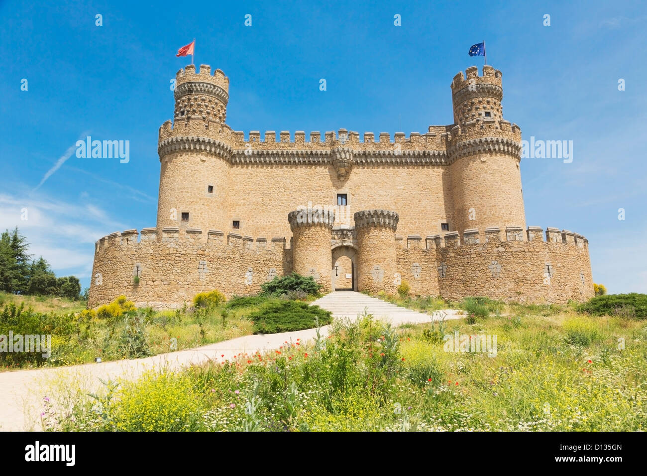 15Th Century Castle Of Los Mendoza; Manzanares El Real Comunidad De ...